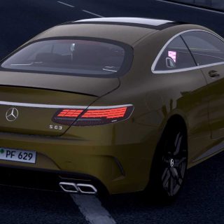 Mercedes-Benz AMG S63 Coupé 2021 v2.6 1.52 ETS2 - ETS2 / ATS Mod
