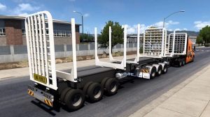 CJD Log Trailer v1.4 ATS - ETS2 / ATS Mod