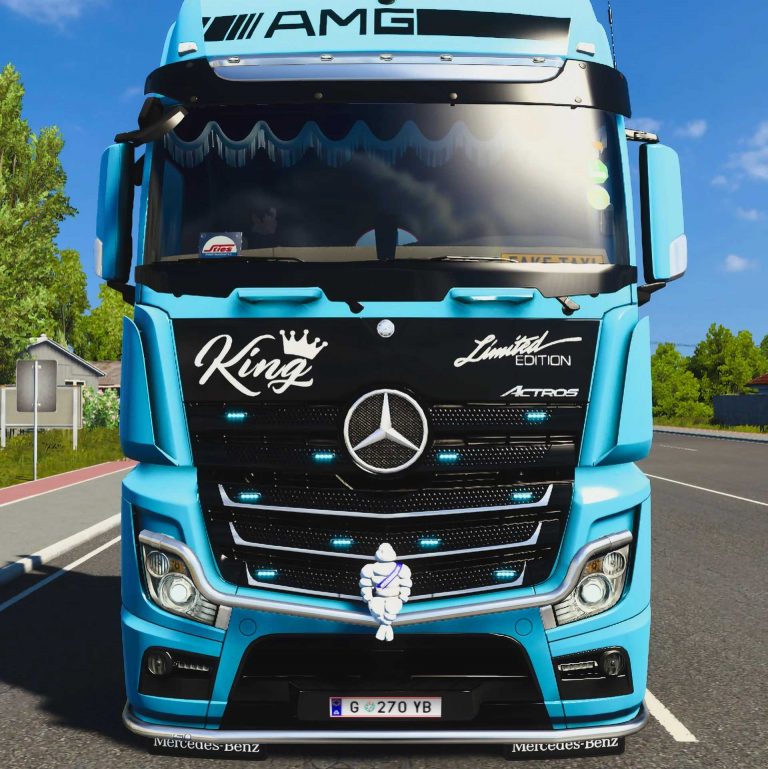 Mercedes Benz AMG 4k Skin v1.0 ETS2 - ETS2 / ATS Mod