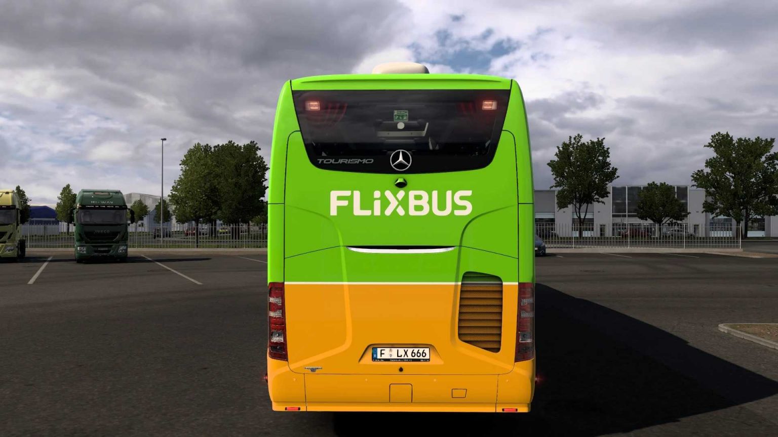 FLIXBUS-Skin für MB New Tourismo 16 RHD v1.0 (1.53) ETS2 - ETS2 / ATS Mod