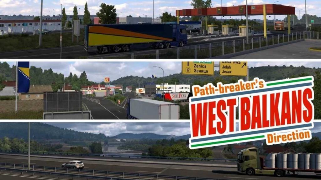 WBPD (West Balkans Path-Breaker's Direction) Karte v3.21 (1.53) ETS2 ...