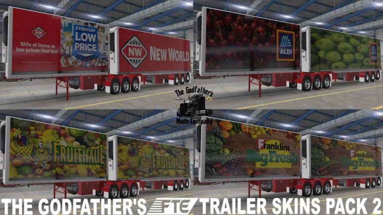 Der Pate – FTE-Trailer-Skins-Paket 2 v1.0 ATS - ETS2 / ATS Mod