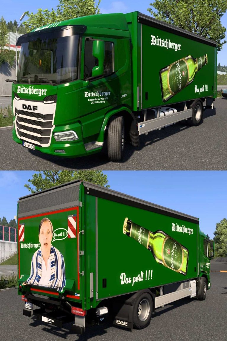 Dittschberger-Skin für DAF XD Rigid/Gastro und Trailer v1.0 ETS2 - ETS2 ...