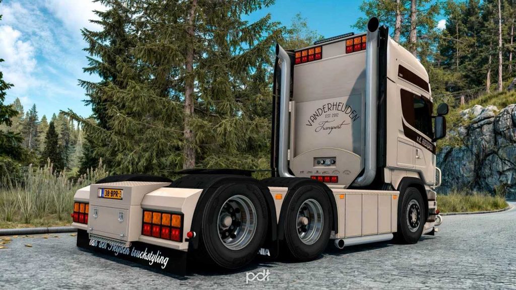 Scania R580 + Anhänger Van der Heijden v5.0 ETS2 - ETS2 / ATS Mod
