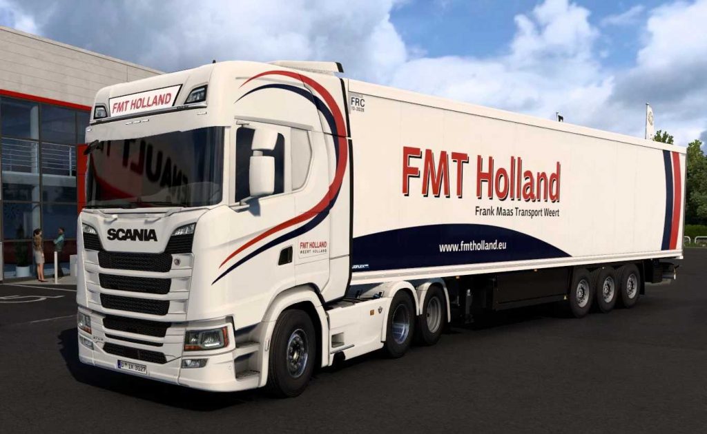 Combo Skin FMT Holland Transport v1.0 ETS2 - ETS2 / ATS Mod