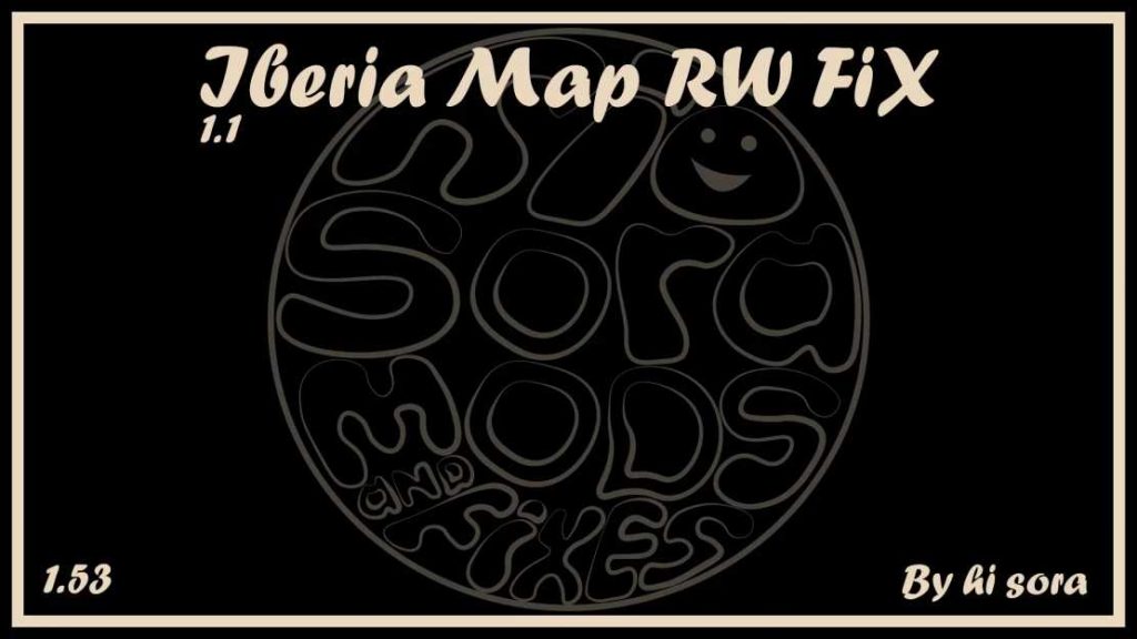 Iberia Map RW FIX v1.1 ETS2 - ETS2 / ATS Mod