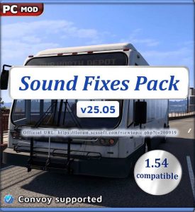Sound Fixes Pack v25.05 für 1.54 offene Beta nur ETS2 - ETS2 / ATS Mod