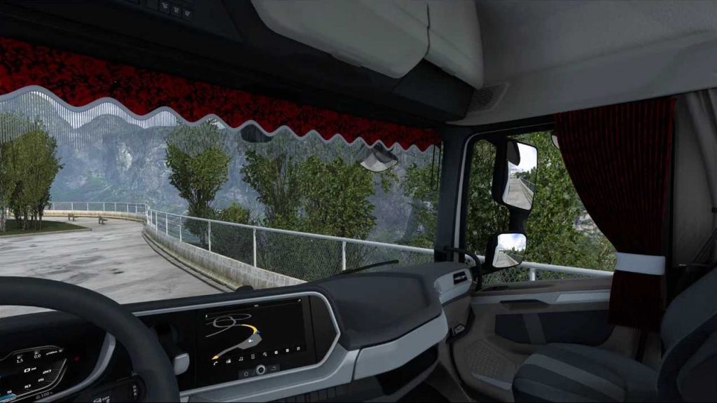 Vorhänge Mega Pack v1.0 1.53 ETS2 - ETS2 / ATS Mod
