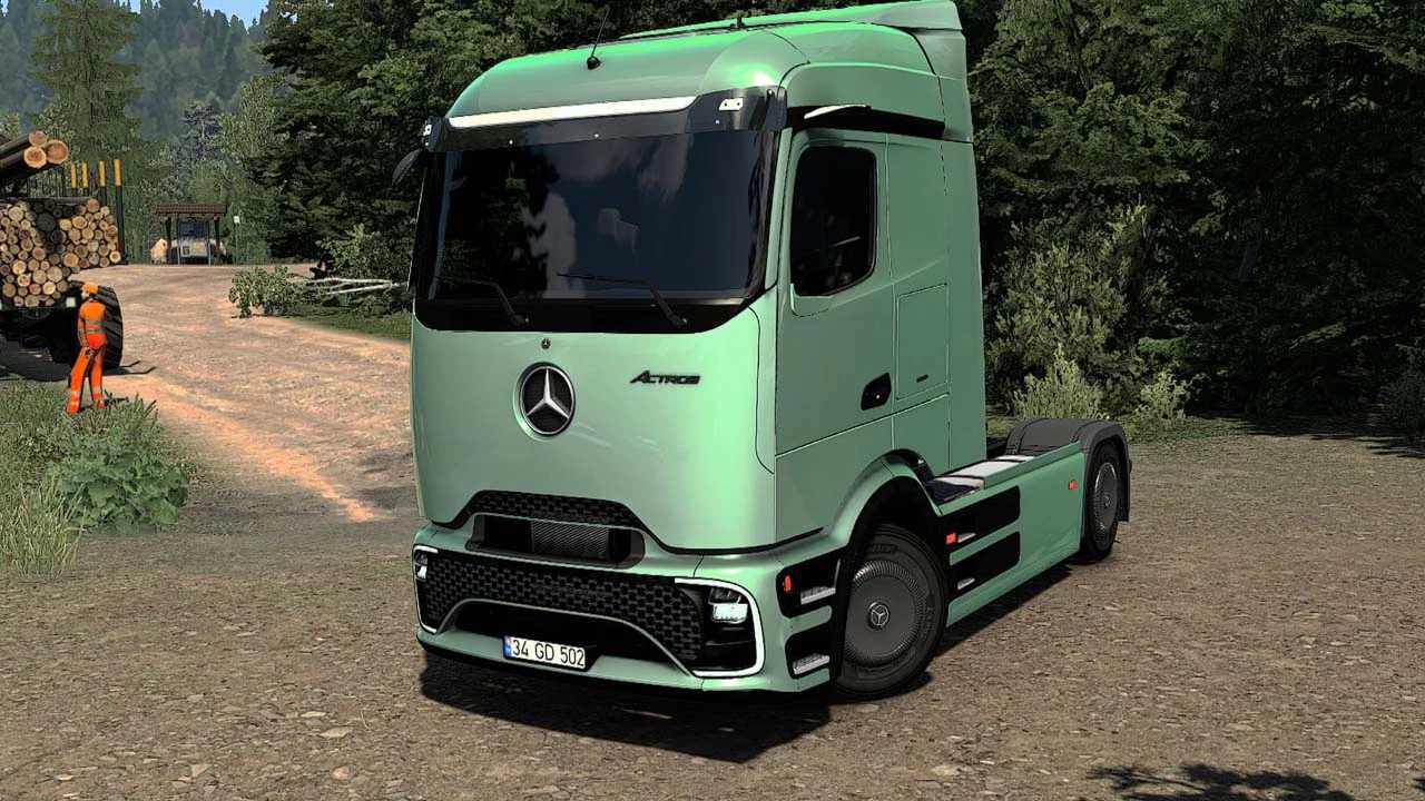 Mercedes Benz Actros MP6 v1.2 1.54 ETS2 - ETS2 / ATS Mod