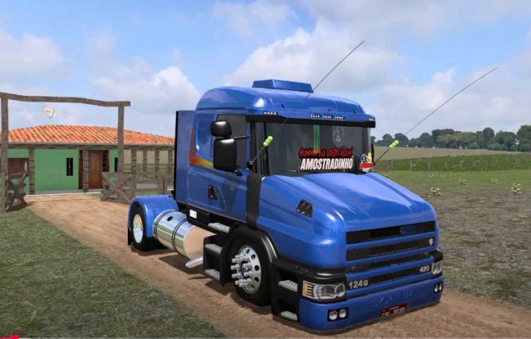 SCANIA 124G=420 FRONTAL 1.54 ETS2 - ETS2 / ATS Mod