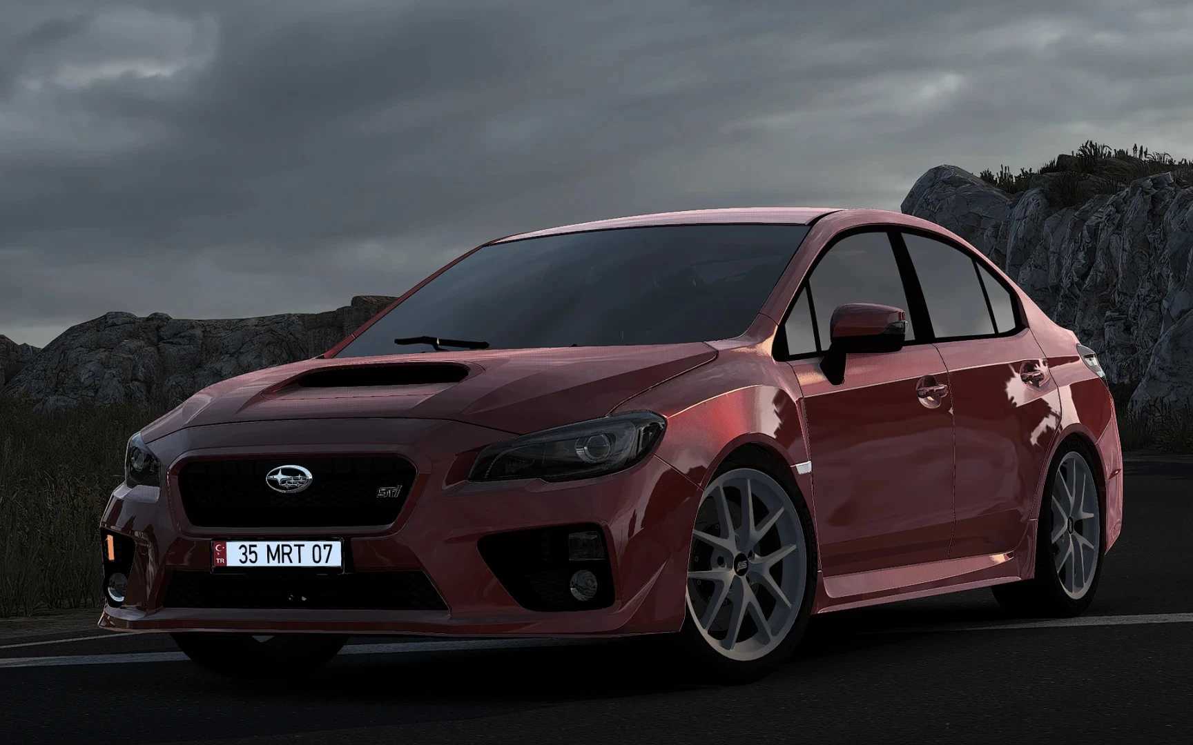 Subaru Impreza WRX STI 2017 V3.7 1.54 ETS2 - ETS2 / ATS Mod