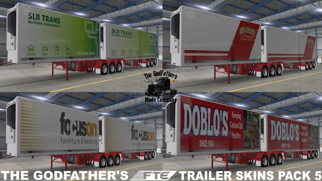 Der Pate – FTE-Trailer-Skins-Paket 5 ATS - ETS2 / ATS Mod