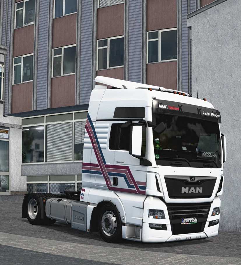 MAN TGX E6 von Gloover Custom Skin v1.0 ETS2 - ETS2 / ATS Mod