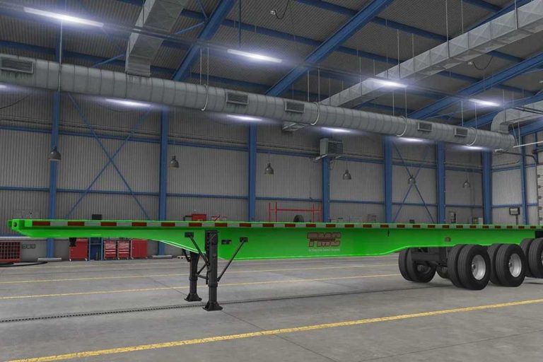 TMC/Custom SCS Flatbed Decal Mod v1.0 ATS - ETS2 / ATS Mod