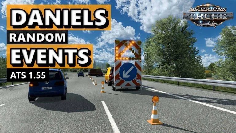 Daniels Zufallsereignisse v1.4.3.2 1.55 ATS - ETS2 / ATS Mod