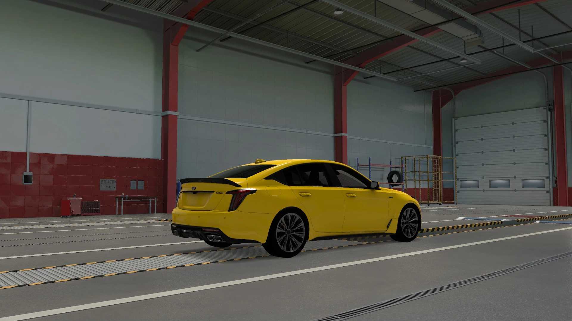 SKIN EDIT CADILLAC CT5-V BLACK WING 2022 6 08 2025 1.0 1.55 ATS - ETS2 / ATS Mod