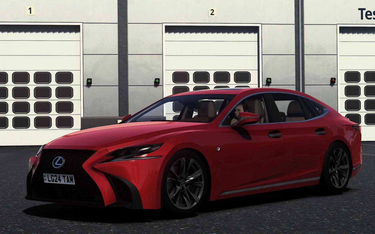 Lexus LS 500 F-Sport 2018 V1.9 1.56 ETS2 - ETS2 / ATS Mod