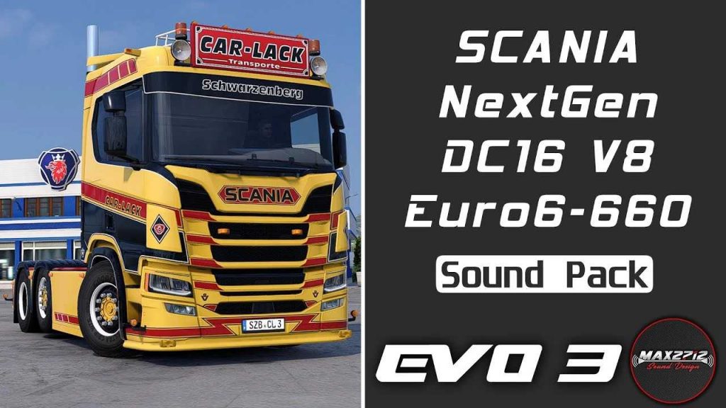 2022 Scania NextGen 660 DC16 V8 Sound Pack v1.0 1.56 ETS2 - ETS2 / ATS Mod