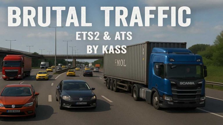 Brutaler Verkehr - V6.6 1.56 ETS2 - ETS2 / ATS Mod