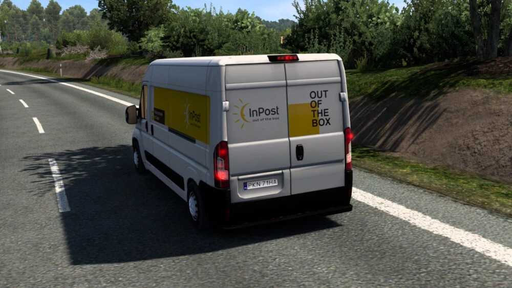 InPost AI Traffic VAN v1.4 ETS2 - ETS2 / ATS Mod