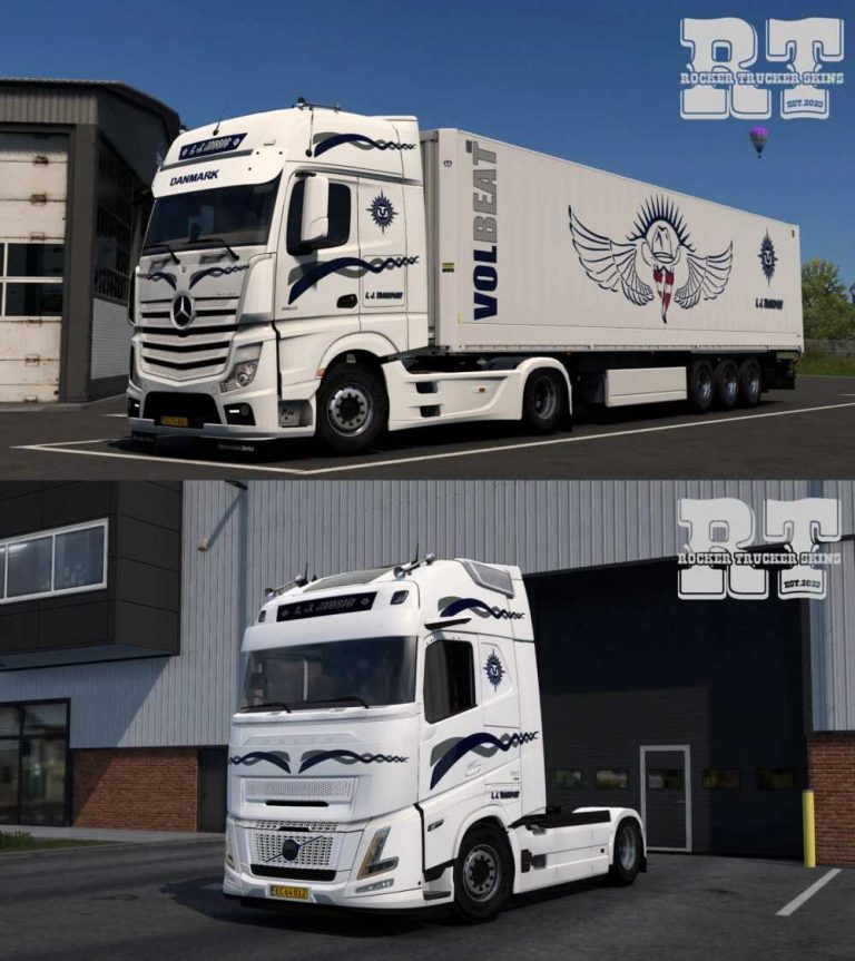 LJ Transport Skin Pack v1.0 ETS2 - ETS2 / ATS Mod