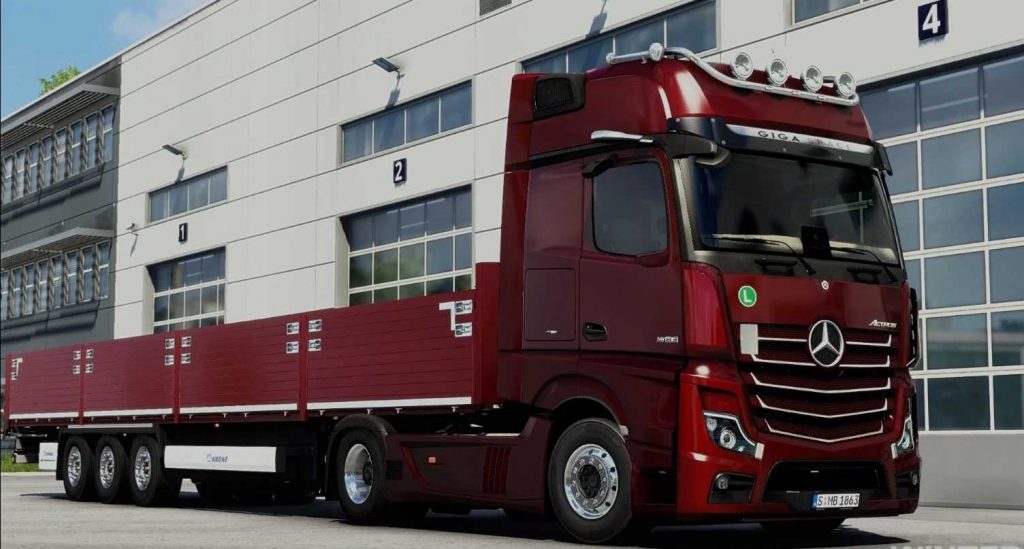 Mercedes-Benz New Actros 2019 von Actros 5 Crew v2.2 1.57x ETS2 - ETS2 ...