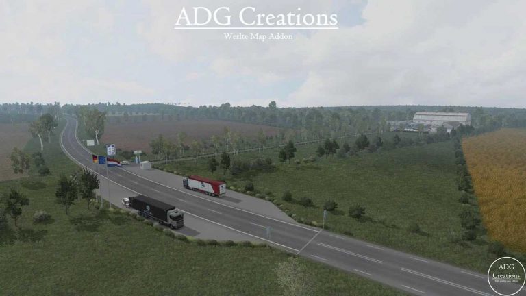 Werlte Map Addon für Promods v1.56 ETS2 - ETS2 / ATS Mod