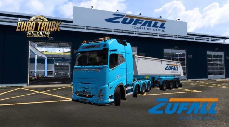 Zufall Logistics Group Skin Pack v1.0 ETS2 - ETS2 / ATS Mod