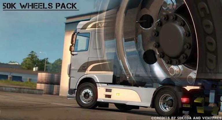 50k Wheels Pack v4.2.1 ETS2 - ETS2 / ATS Mod
