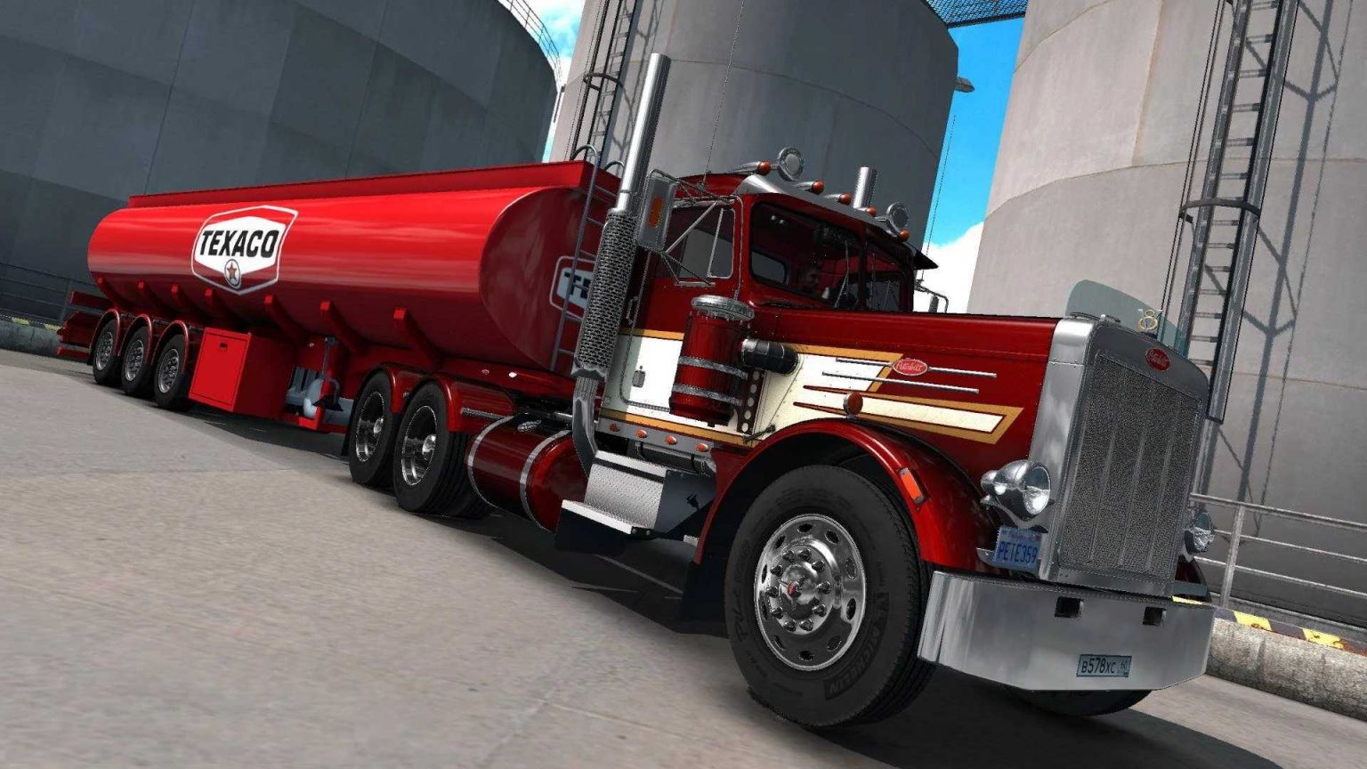 Peterbilt 359 v1.5.1 1.57 ETS2 - ETS2 / ATS Mod