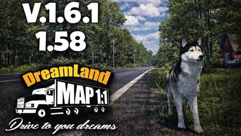 DreamLand Map v1.6.1 [1.58] ETS2 - ETS2 / ATS Mod