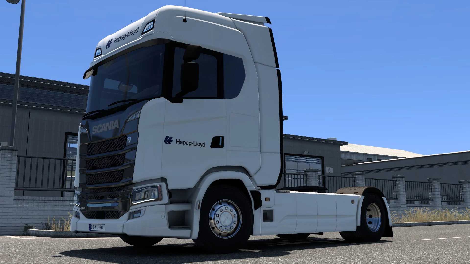 8K HAPAG LLOYD SCANIA S BEV 03 06 2026 v1.0 1.40 1.59 ETS2 - ETS2 / ATS Mod