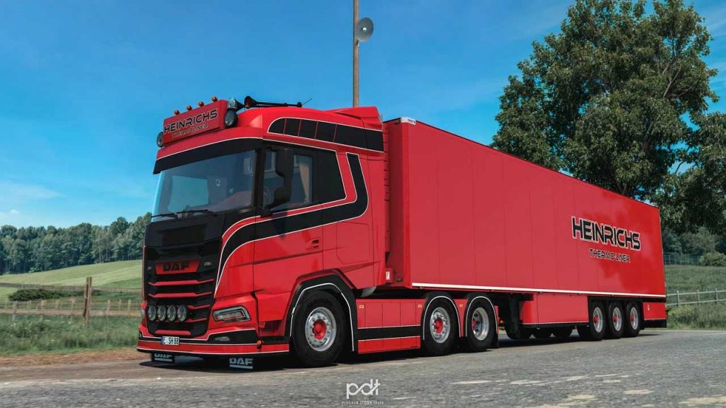 DAF XG Heinrichs Thermoliner v8.0 1.59 ETS2 - ETS2 / ATS Mod