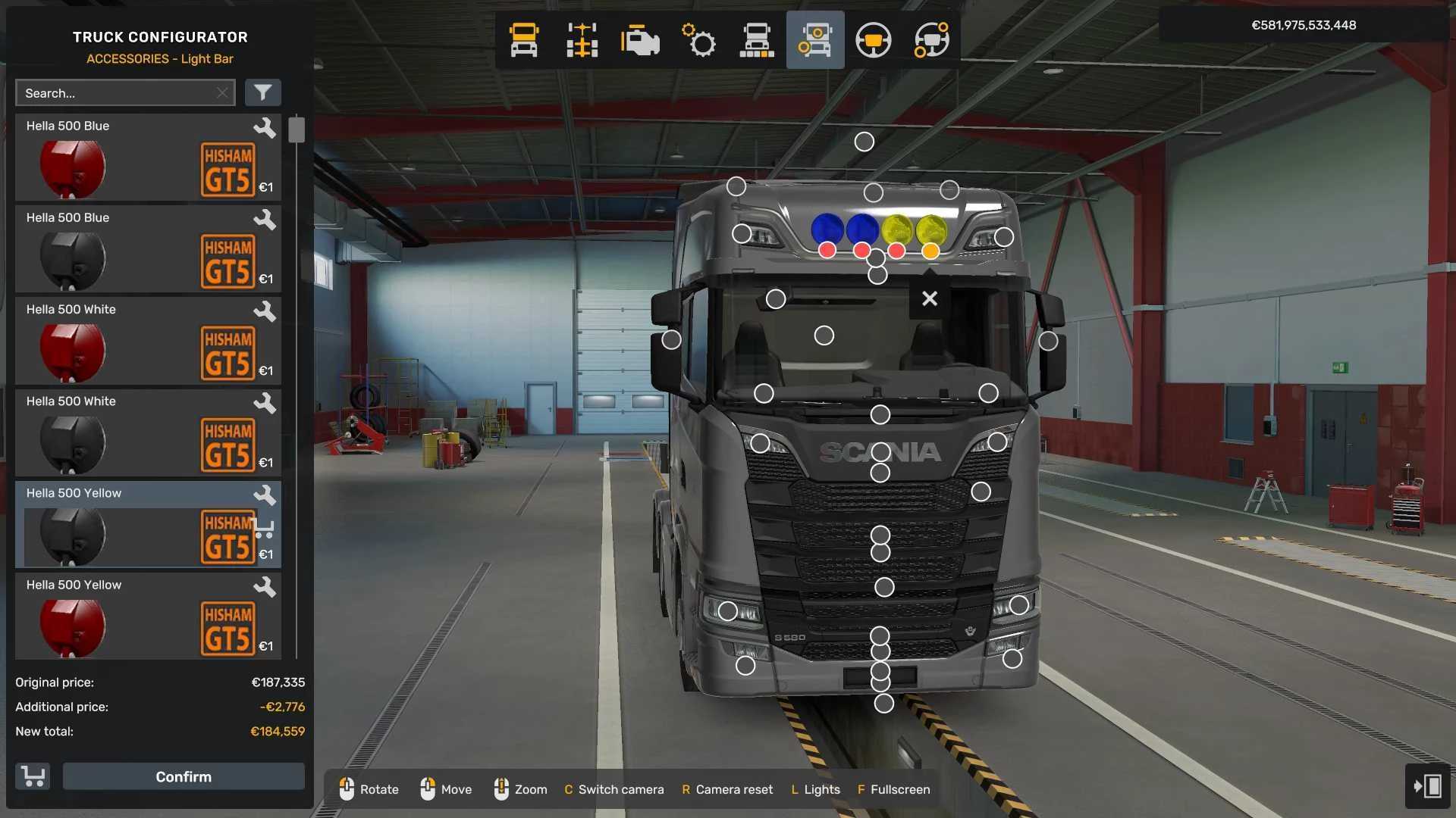 Hella 500 LED-Fahrlichtpaket v1.59 ETS2 - ETS2 / ATS Mod