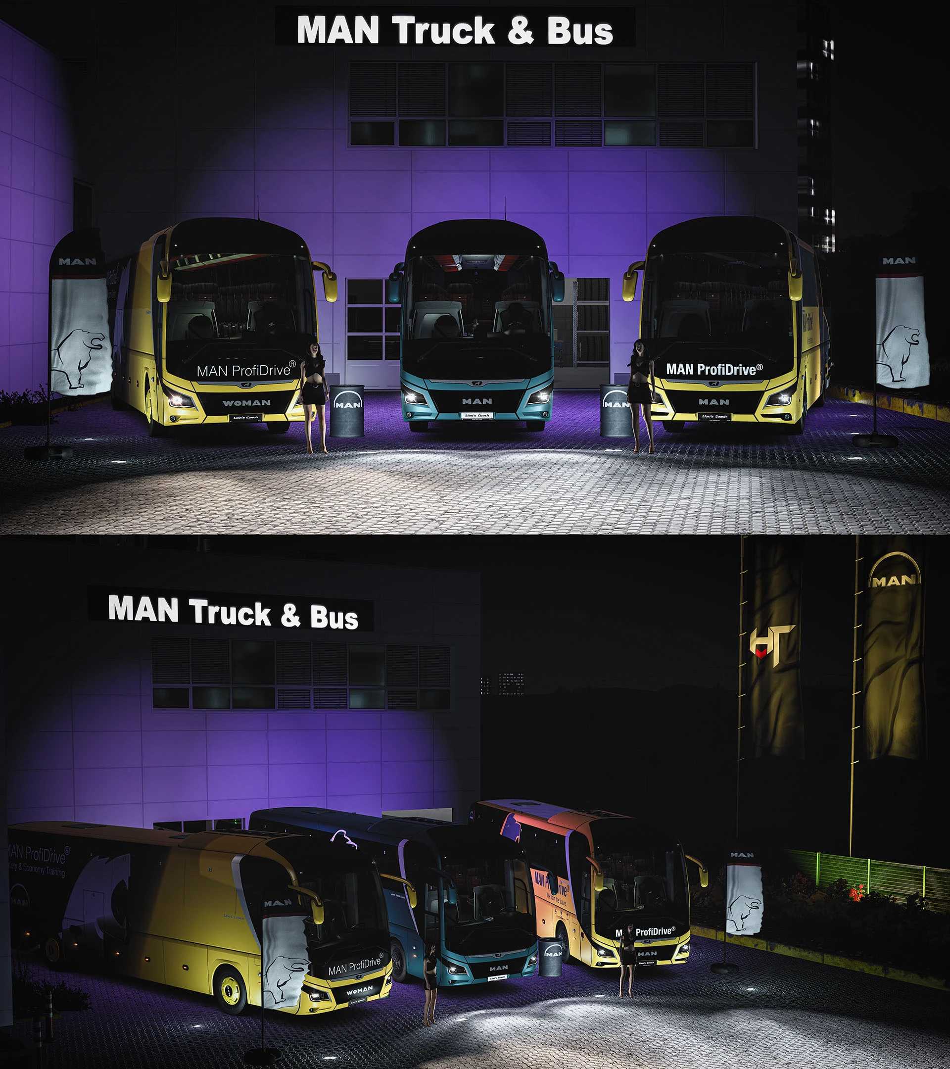 MAN Lion's Coach 3. Generation (2018–2024) (1,60) ETS2 - ETS2 / ATS Mod