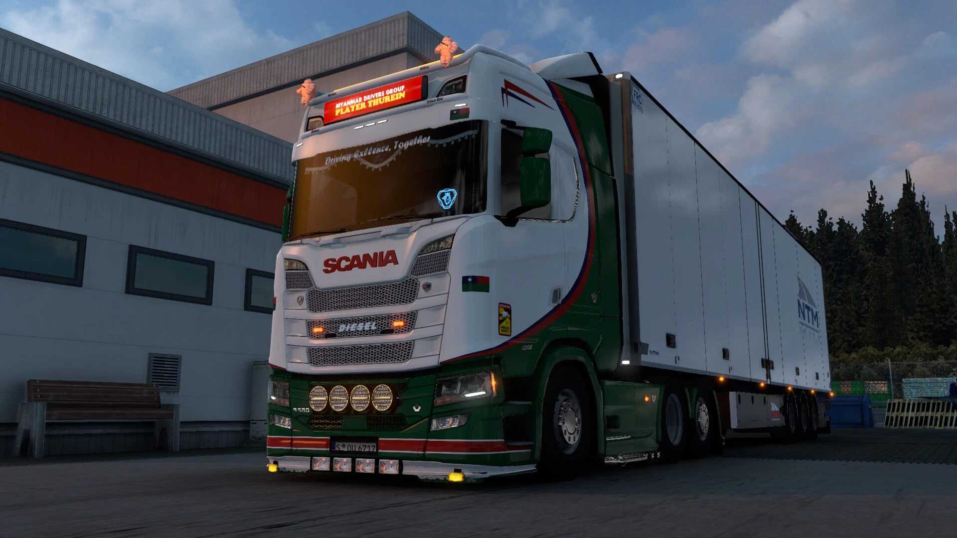 PaO-Design-Skin für Scania v1.0 ETS2 - ETS2 / ATS Mod