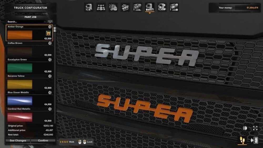 Super Interior LED Logo Addon v1.59 ETS2 - ETS2 / ATS Mod
