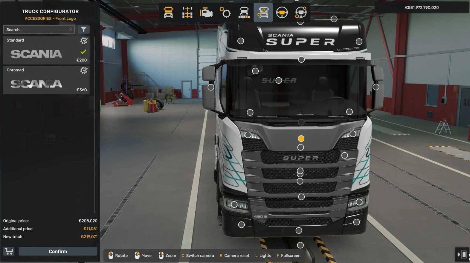 Super Interior LED Logo Addon v1.59 ETS2 - ETS2 / ATS Mod